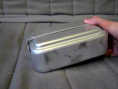 French Military 3-piece Aluminium Mess Tin kit - YouTube