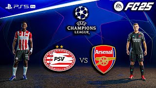 US Fc 25 Psv Eindhoven Vs Arsenal Uefa Champions League Full Match Ps5 ...