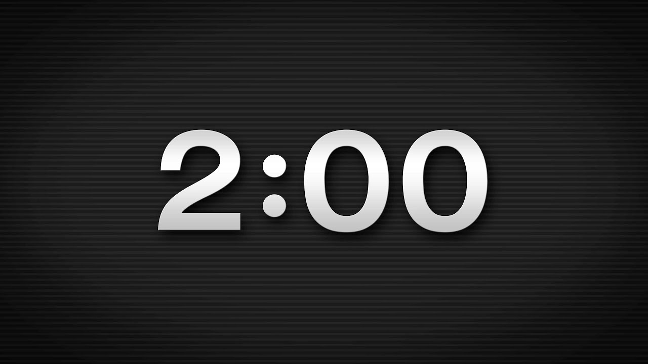 BASIC 2 MIN TIMER with 10 Second Countdown and Loud Alarm - YouTube