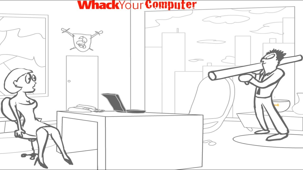 Reakcija posle igranja teških video igara (Whack Your Computer) - YouTube