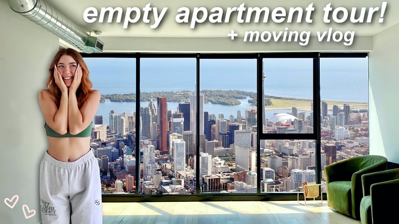 EMPTY APARTMENT TOUR & MOVING VLOG! - YouTube