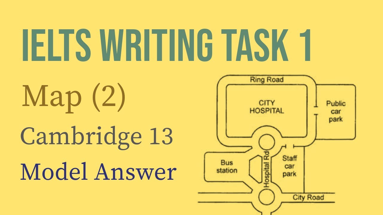 IELTS Writing Task 1: Map | Cambridge 13 - Sample Answer - YouTube