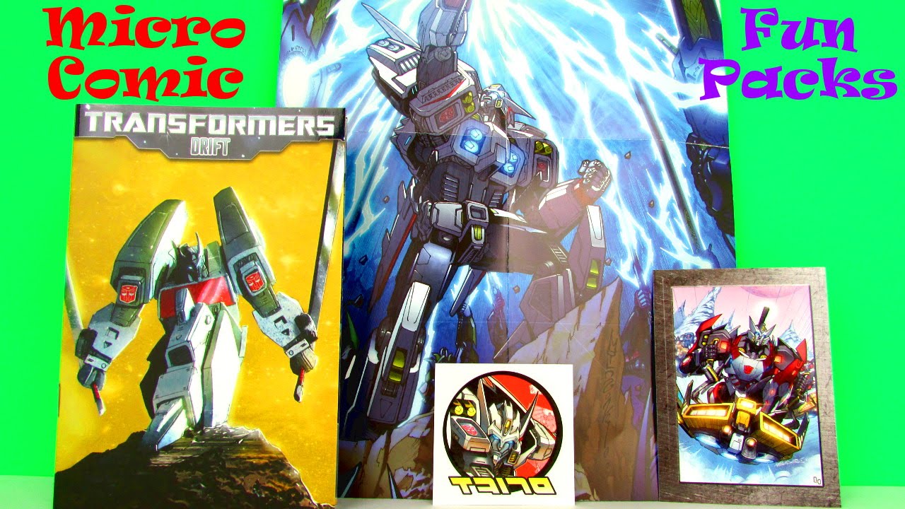 Transformers Micro Comic Fun Packs Opening & Review, IDW Publishing ...