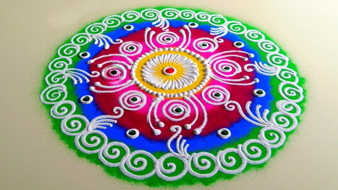 Galicha Rangoli For Diwali | Diwali Special Rangoli Design | Simple ...