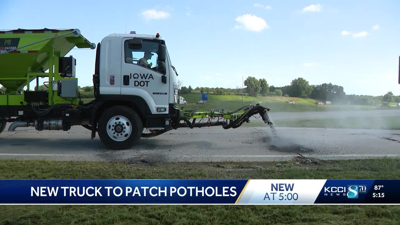 Iowa DOT introduces remote-controlled pothole-filling truck for safer ...