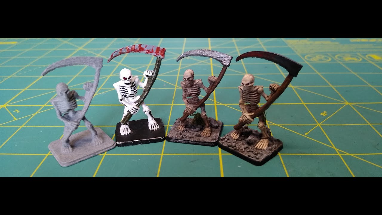 Miniature Painting Tutorial Part 5 - Basing & Enameling - YouTube