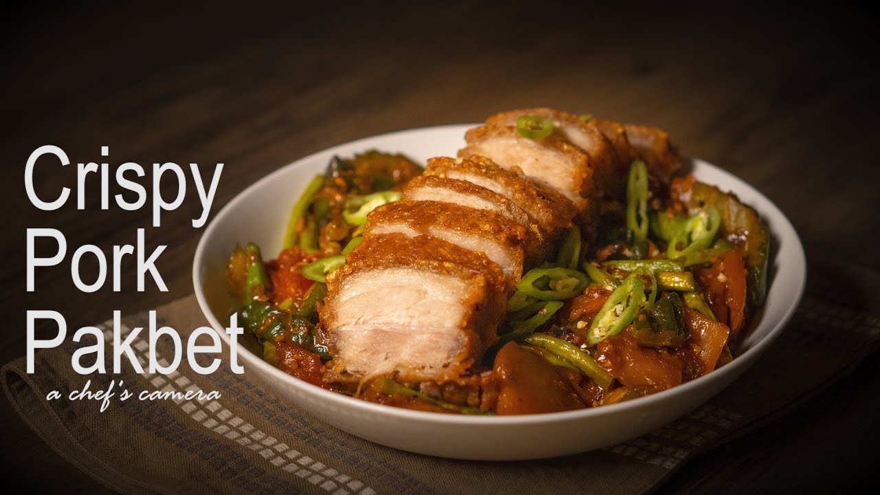 Pakbet with crispy pork belly - YouTube