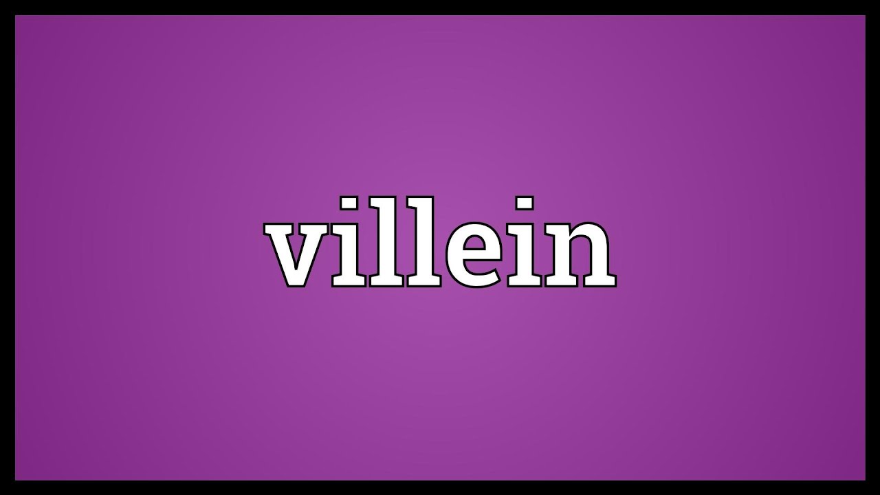 Villein Meaning - YouTube