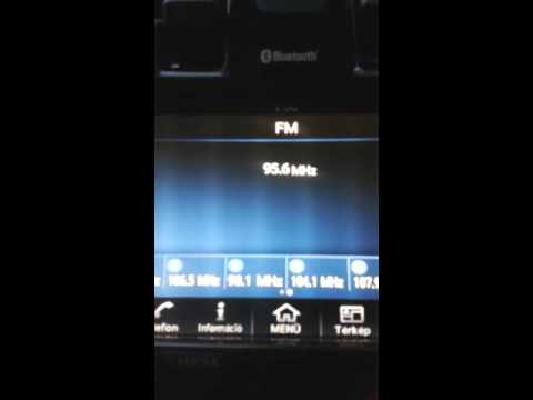 87,5-108 MHz FM bandscan Baján egy Nissan Leaf rádiójával