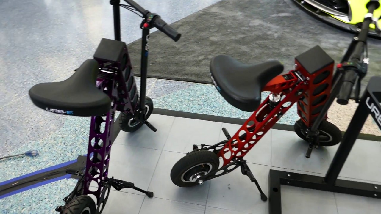 URB-E Compact Folding Electric Bicycles (Bikes) - 2017 LA Auto Show ...
