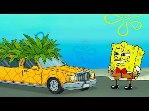 SpongeBob Is Testing A New Pineapple Limo! SpongeBob Funny Animation