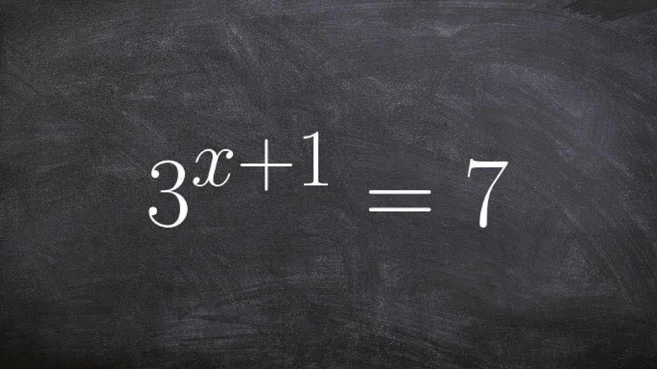 Learn How To Take Log Of Both Sides To Solve An Exponential Equation learn-how-to-take-log-of-both-sides-to-solve-an-exponential-equation
