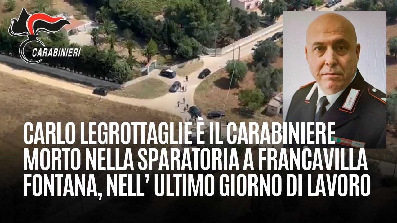 Carlo Legrottaglie È il carabiniere morto nella sparatoria a ...
