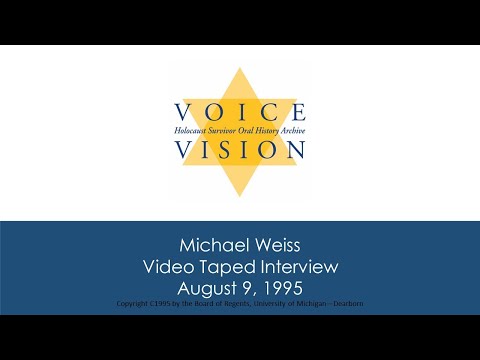 Michael Weiss August 9, 1995