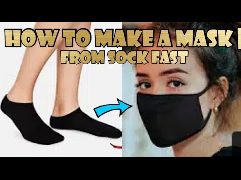 HOW TO MAKE A MASK | FROM A SOCK - YouTube