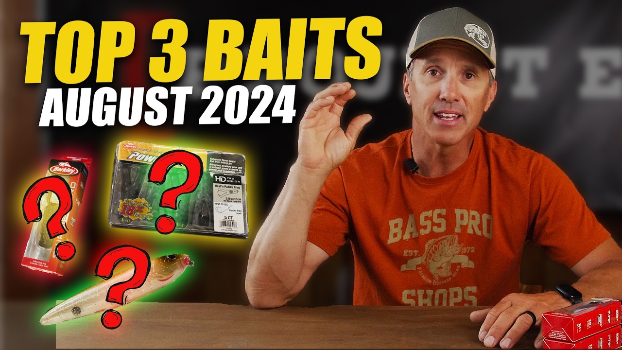 Catch more bass with these Top 3 Baits in August 2024 - YouTube