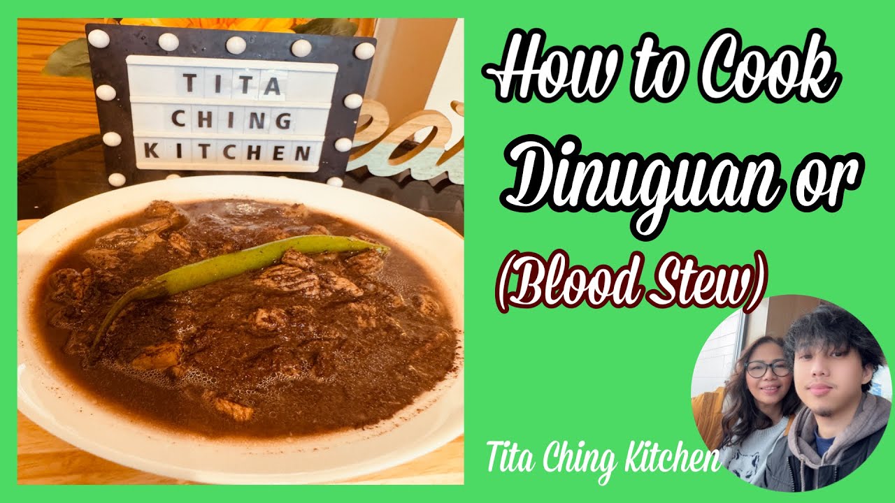 How to cook Dinuguan or pork blood stew - YouTube