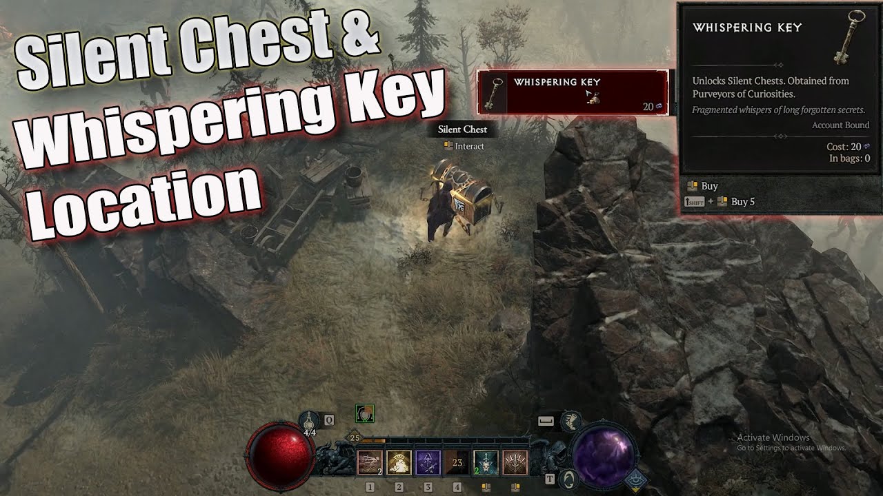 Diablo IV: How To Get Whispering Key! & Silent Chest Location! - YouTube