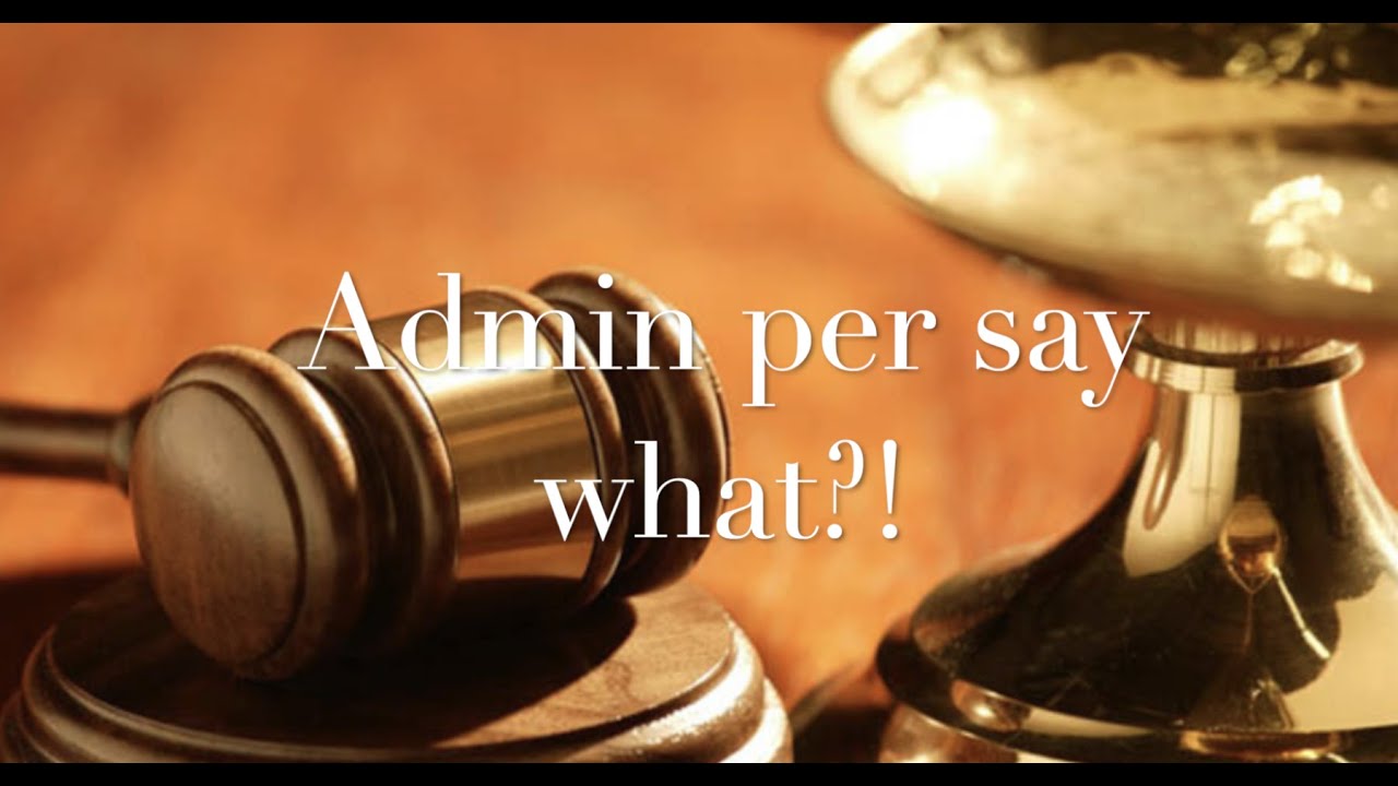 Admin Per Say What?! What to Do with Paperwork from a DUI - YouTube
