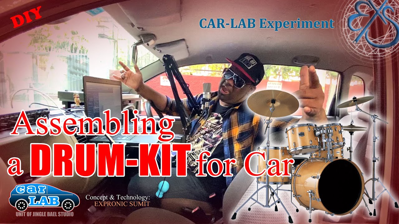 DIY DrumKit for CAR-LAB | 20 Yr Old Drums Reparing | Expronic Sumit ...