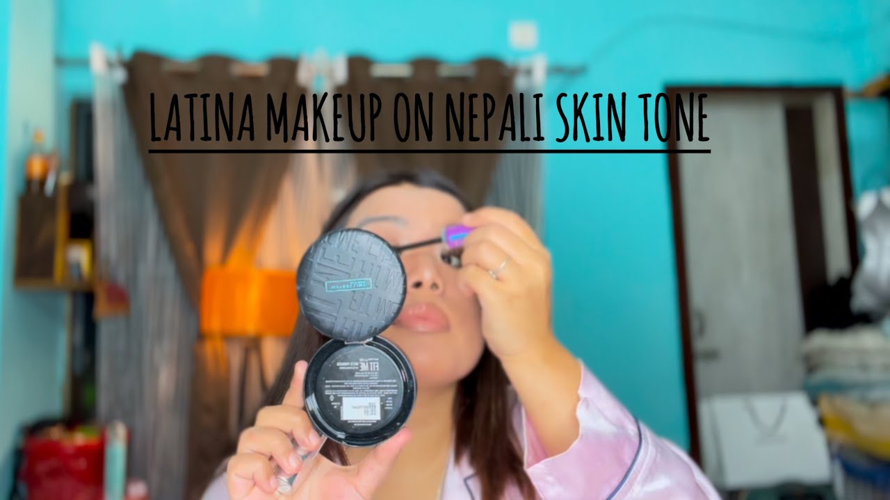 LATINA MAKEUP ON MY NEPALI SKIN TONE 💄💄 PASS OR FAIL ???🤔🤔 - YouTube