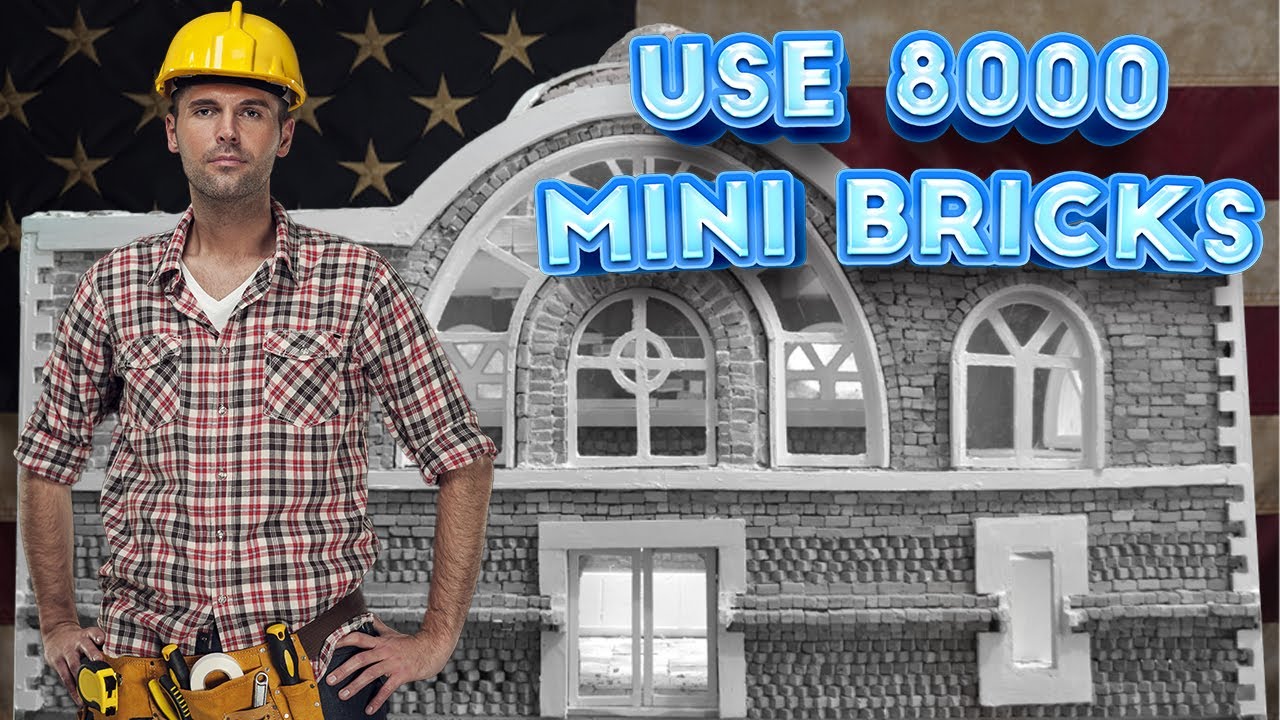 DIY MINIATURE HOUSE FROM LITTLE BRICKS AND CEMENT / amazing miniature ...