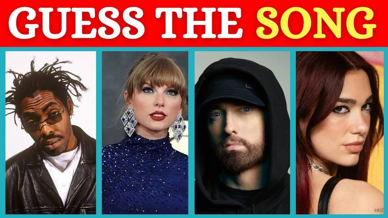 GUESS THE SONG 🎶| Guess the singer's name - YouTube