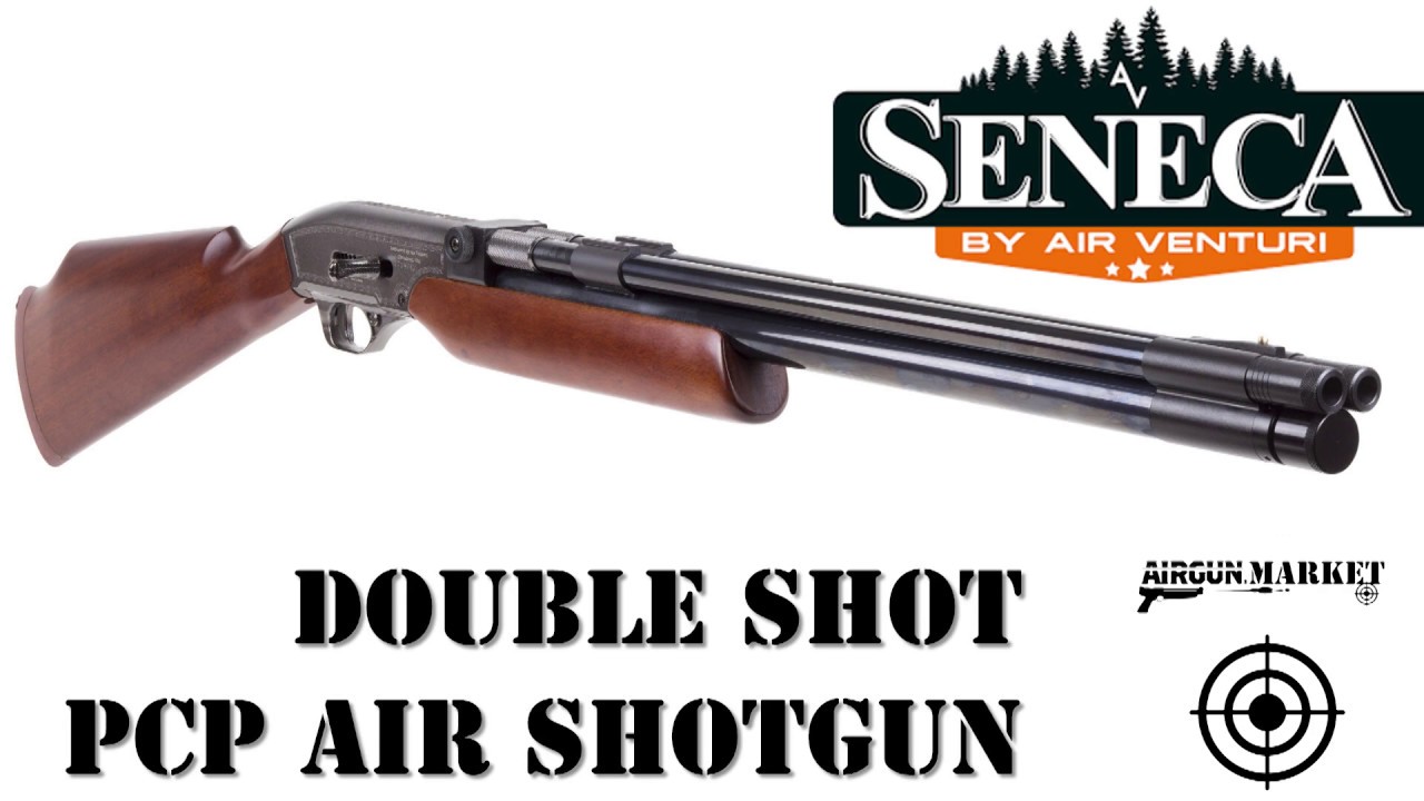 Double Barreled Air Shotgun! The Seneca Double Shot PCP Air Shotgun ...