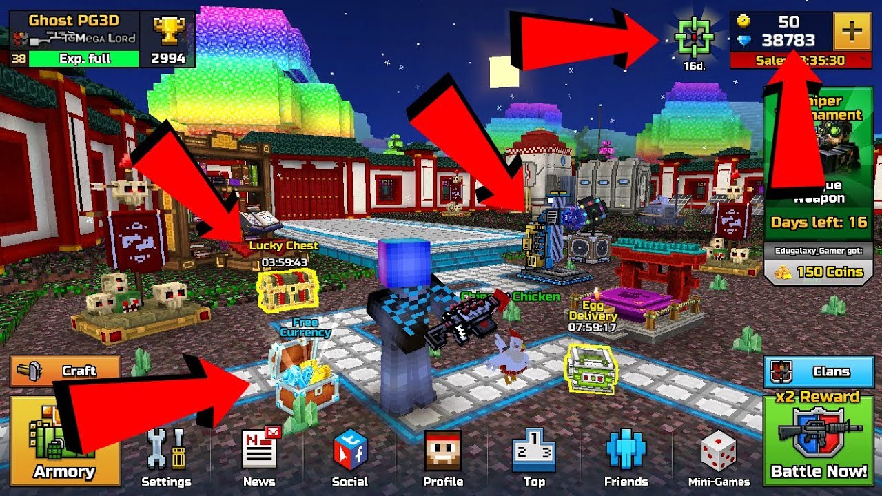 How to get EASY GEMS in PG3D 2018 - YouTube