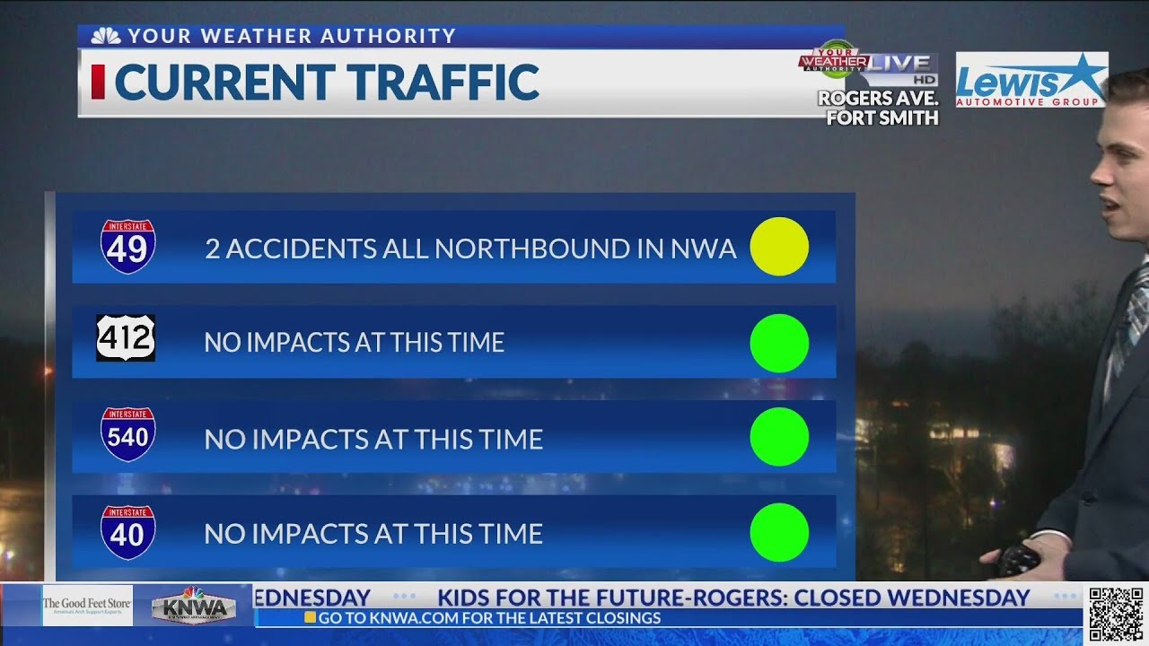 Winter Weather Traffic Update - YouTube