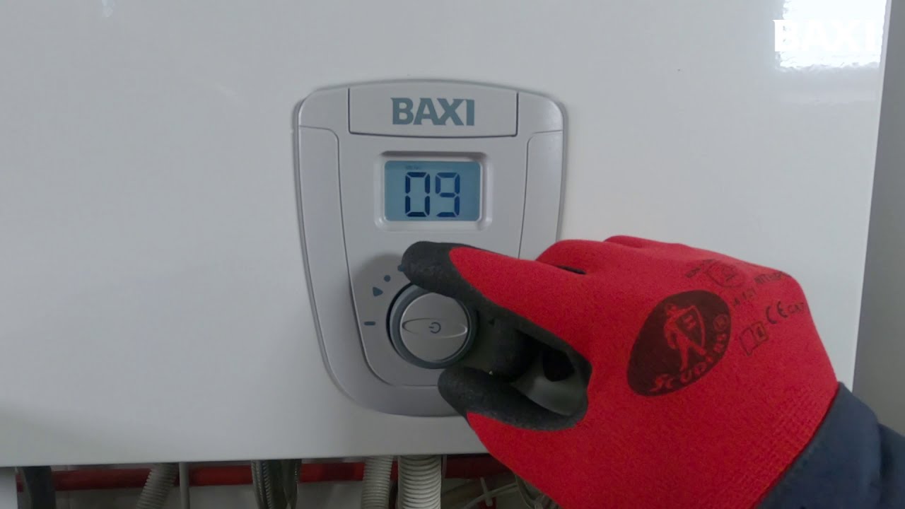 Uso y manejo display calentador de gas estanco BAXI Serie FI Eco - YouTube