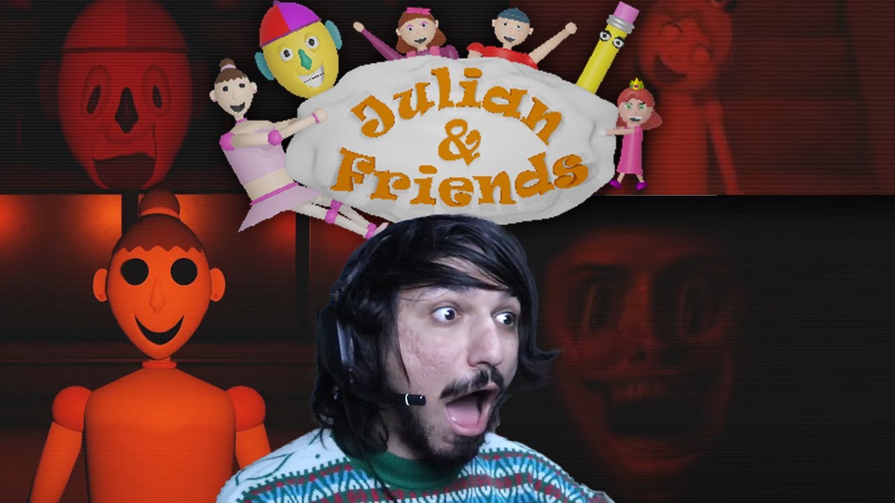 Julian and Friends [FULL GAMEPLAY] پیچیده ترین بازی ترسناک - YouTube