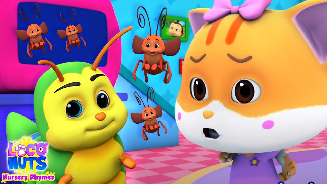 Bugs Bugs Bugs Song | Creepy Crawly Bugs | Nursery Rhymes and Baby ...