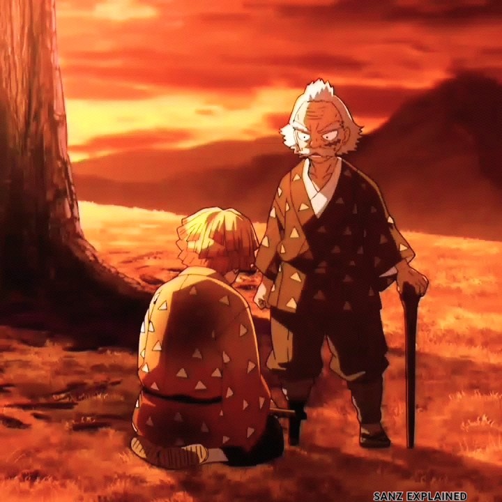 zenitsu Grandfather memori #demonslayer #anime #shorts - YouTube