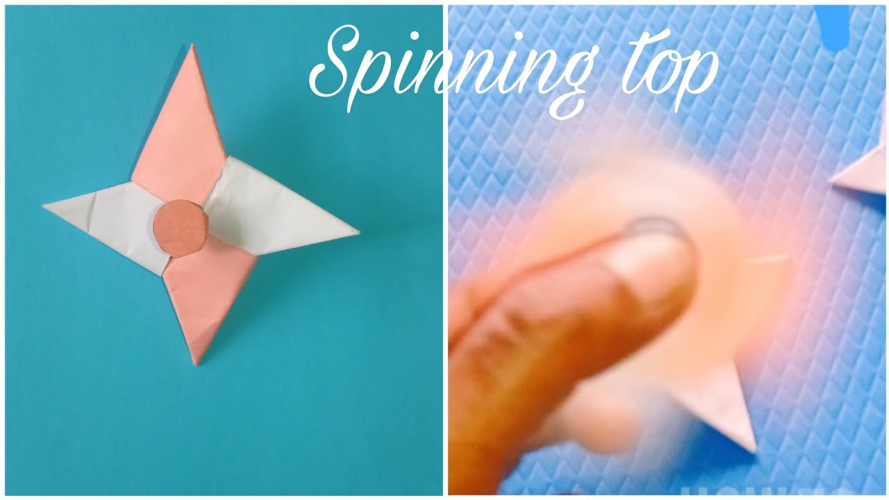 how to make spinner in paper - YouTube