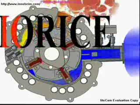 Motor Rotary Engine 2D animation fuel saving New - YouTube
