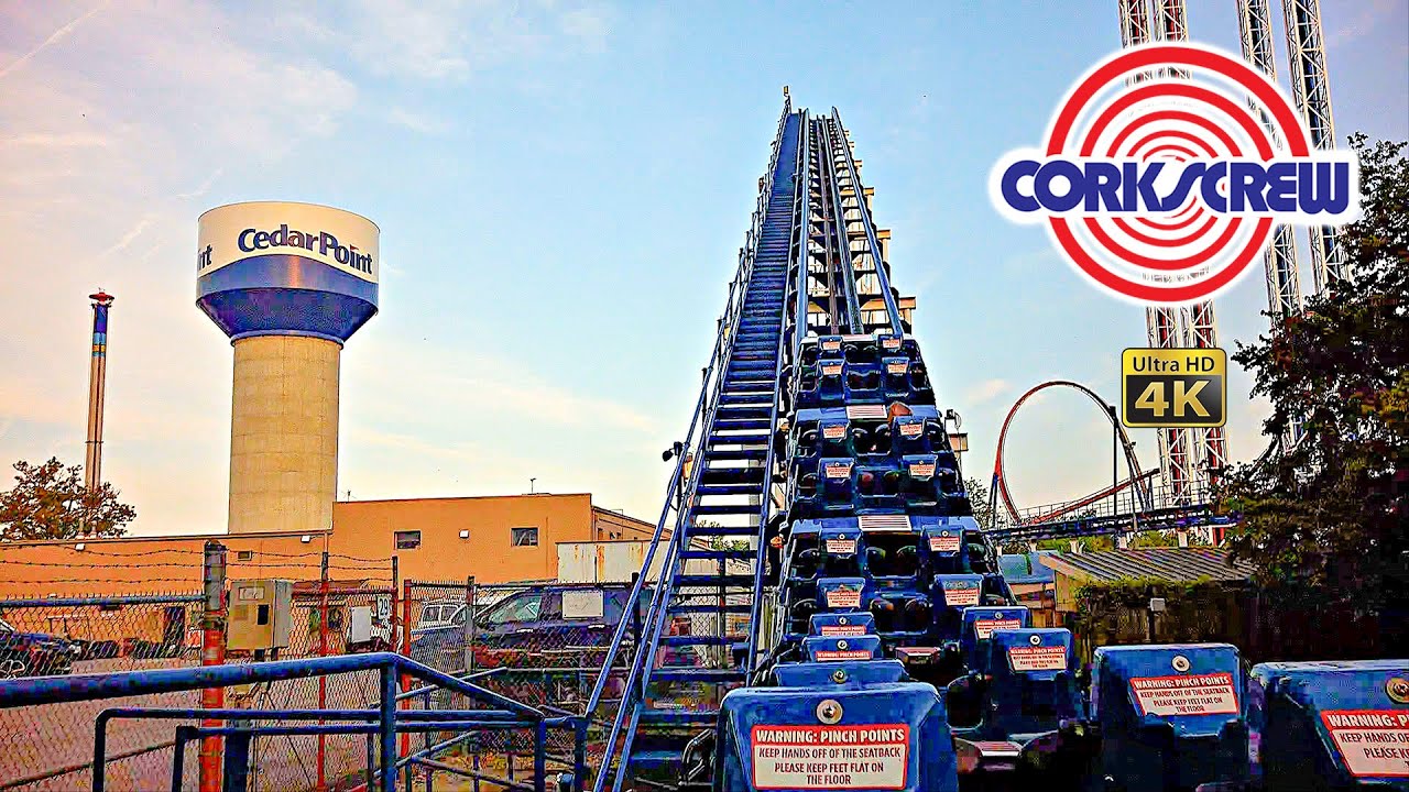 2024 Corkscrew Roller Coaster On Ride 4K POV Cedar Point - YouTube