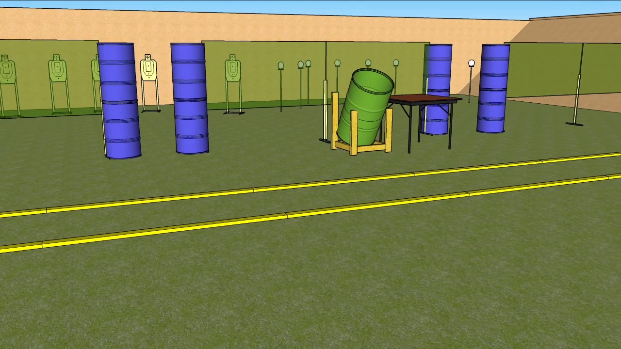 Team Magnolia Multigun April 2Gun Animated Stage Diagrams - YouTube