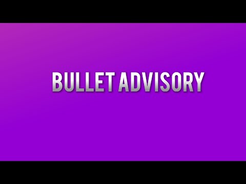 WE ARE BULLET. BULLET ADVICE FOR INDIAN STOCKS.