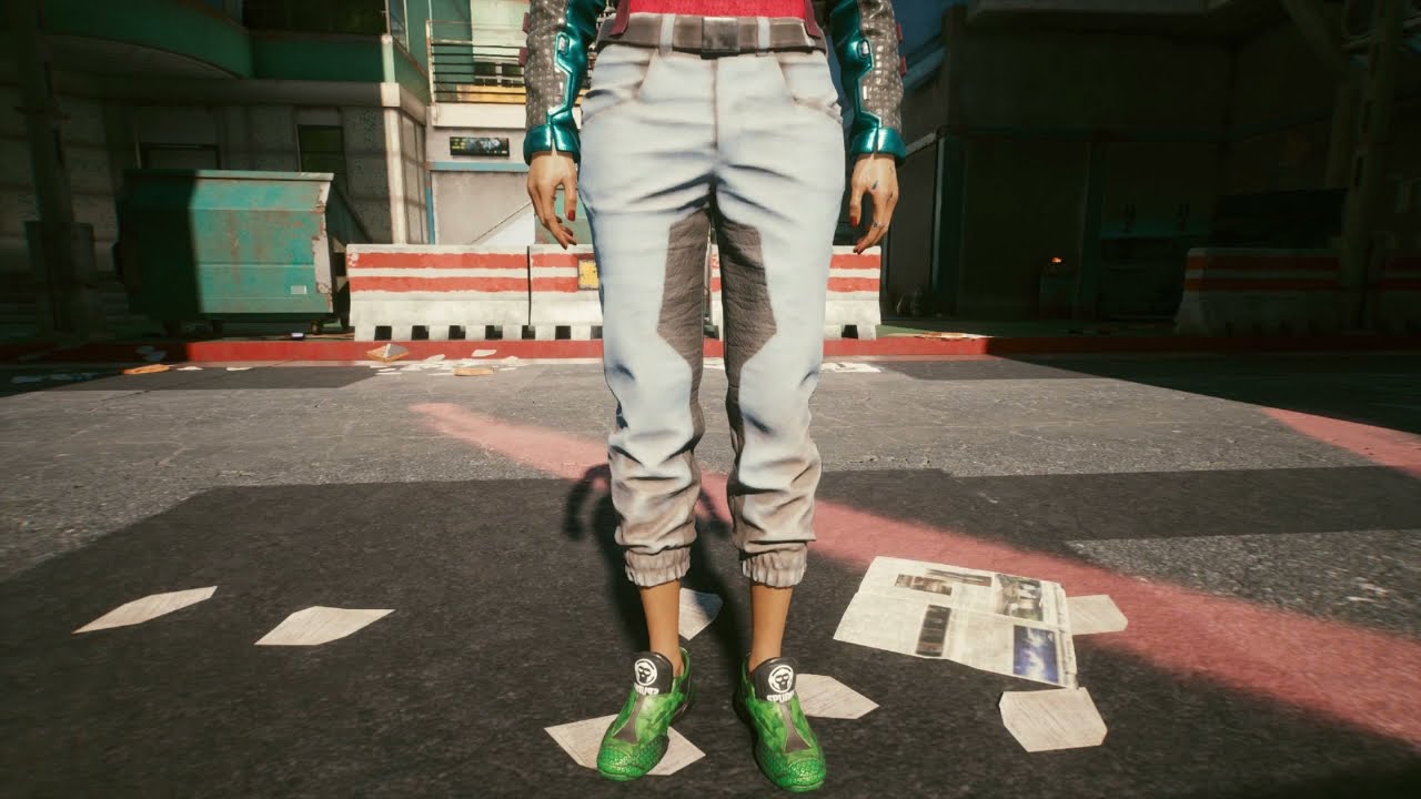 Cyberpunk 2077--loose-fits with micromesh underlayer location - YouTube