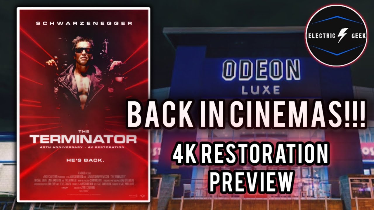 He’s back… The TERMINATOR 4K RESTORATION preview… and it’s GOOD NEWS ...