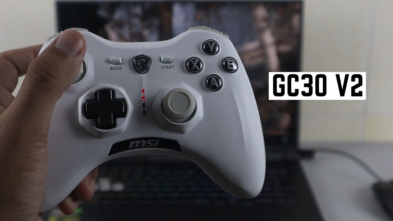 MSI Gaming Wireless Controller Force GC30 V2 White Unboxing - YouTube