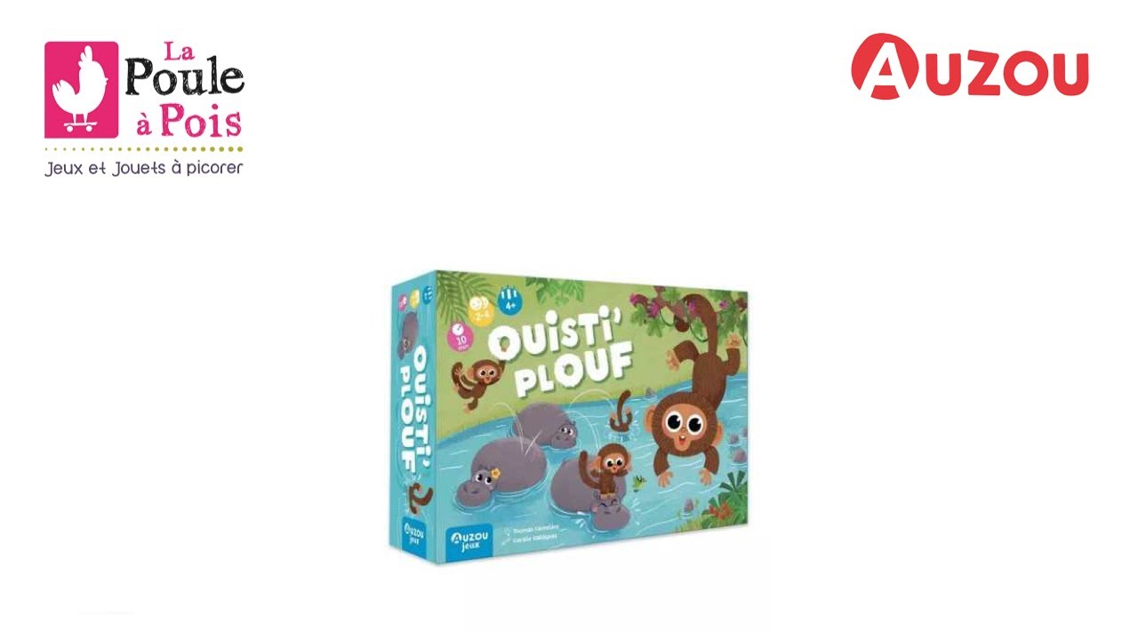 Jeu Ouisti'plouf - Auzou - lapouleapois.fr - YouTube