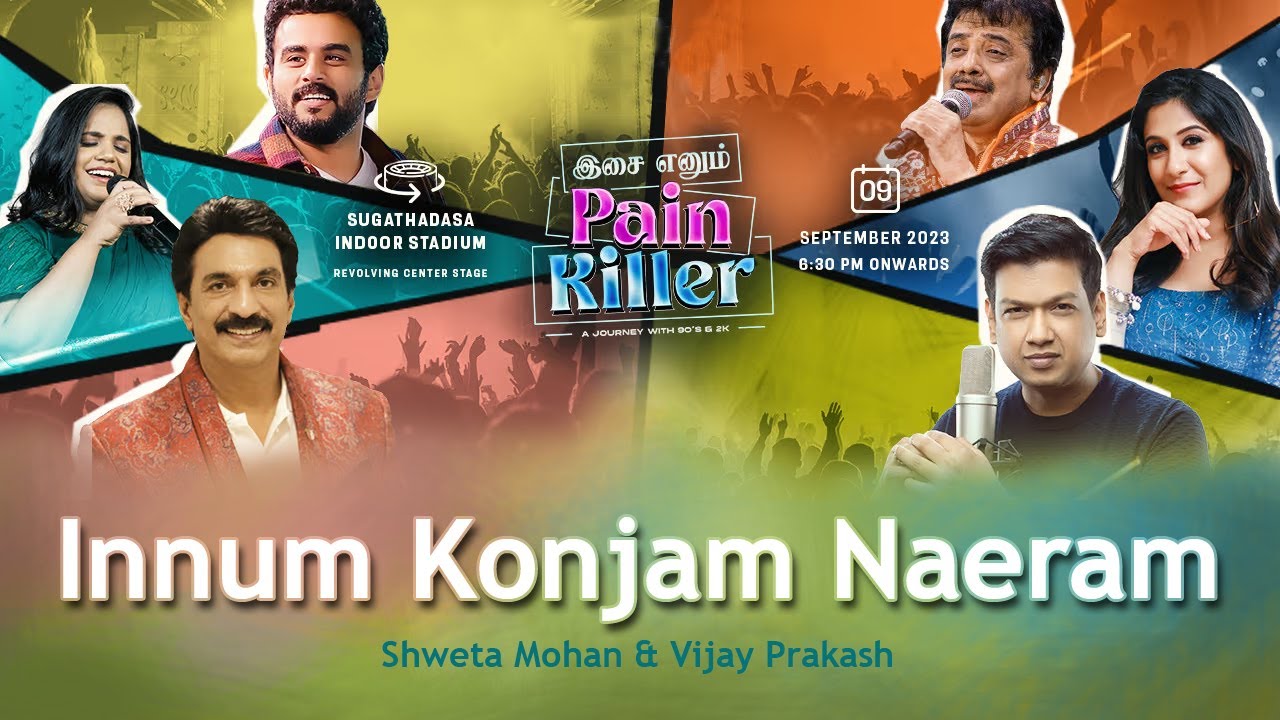 Innum Konjam Naeram | Shweta Mohan and Vijay Prakash | Isai Enum Pain ...