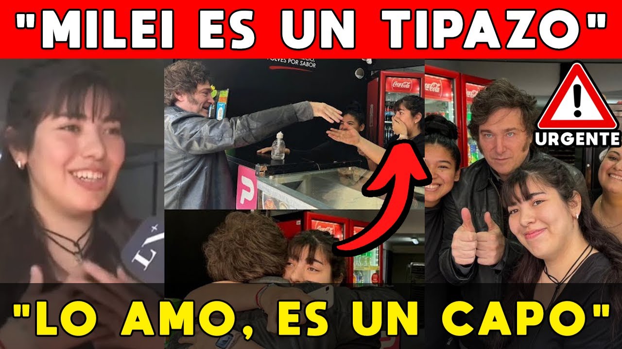 "MILEI ES UN TIPAZO, LO AMO, ES UN CAPO" 🚨 VISITÓ LOCAL Y EMPLEADA ...