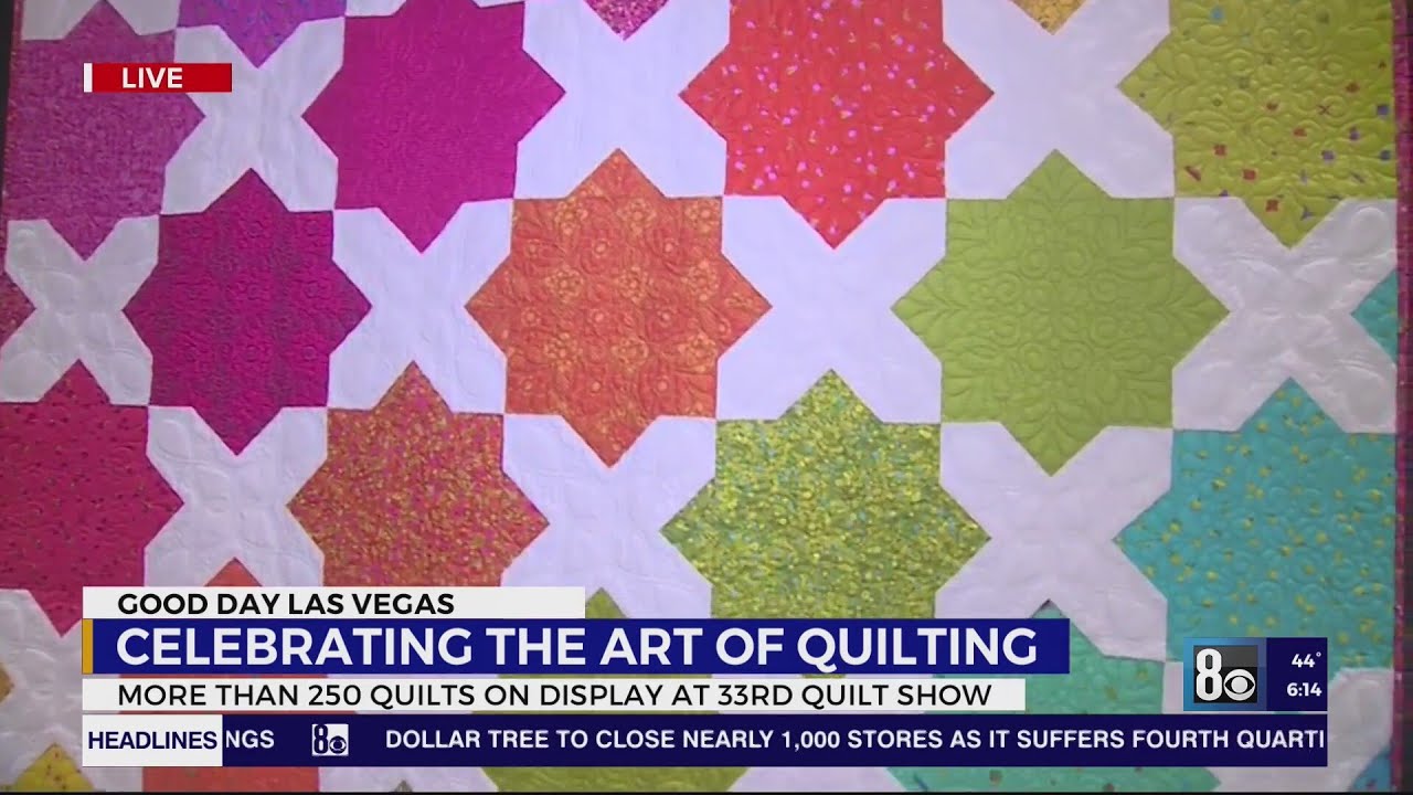 Quilting show displays more than 250 unique pieces of work - YouTube