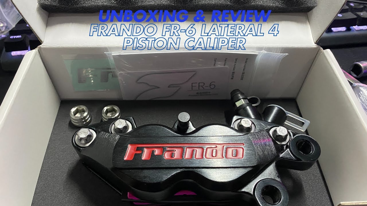 UNBOXING FRANDO FR-6 Lateral 4 Piston Caliper - YouTube