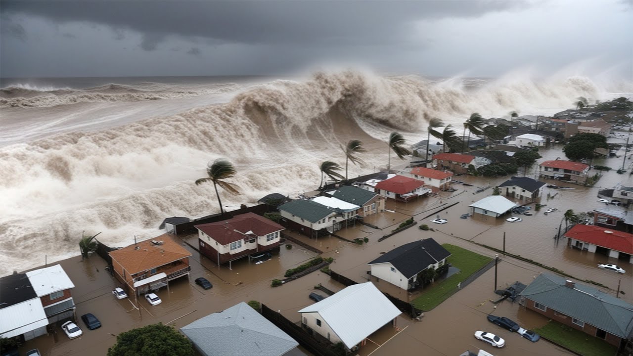 Chaos in Peru Today! Tsunami-like waves destroy boats and resorts in ...