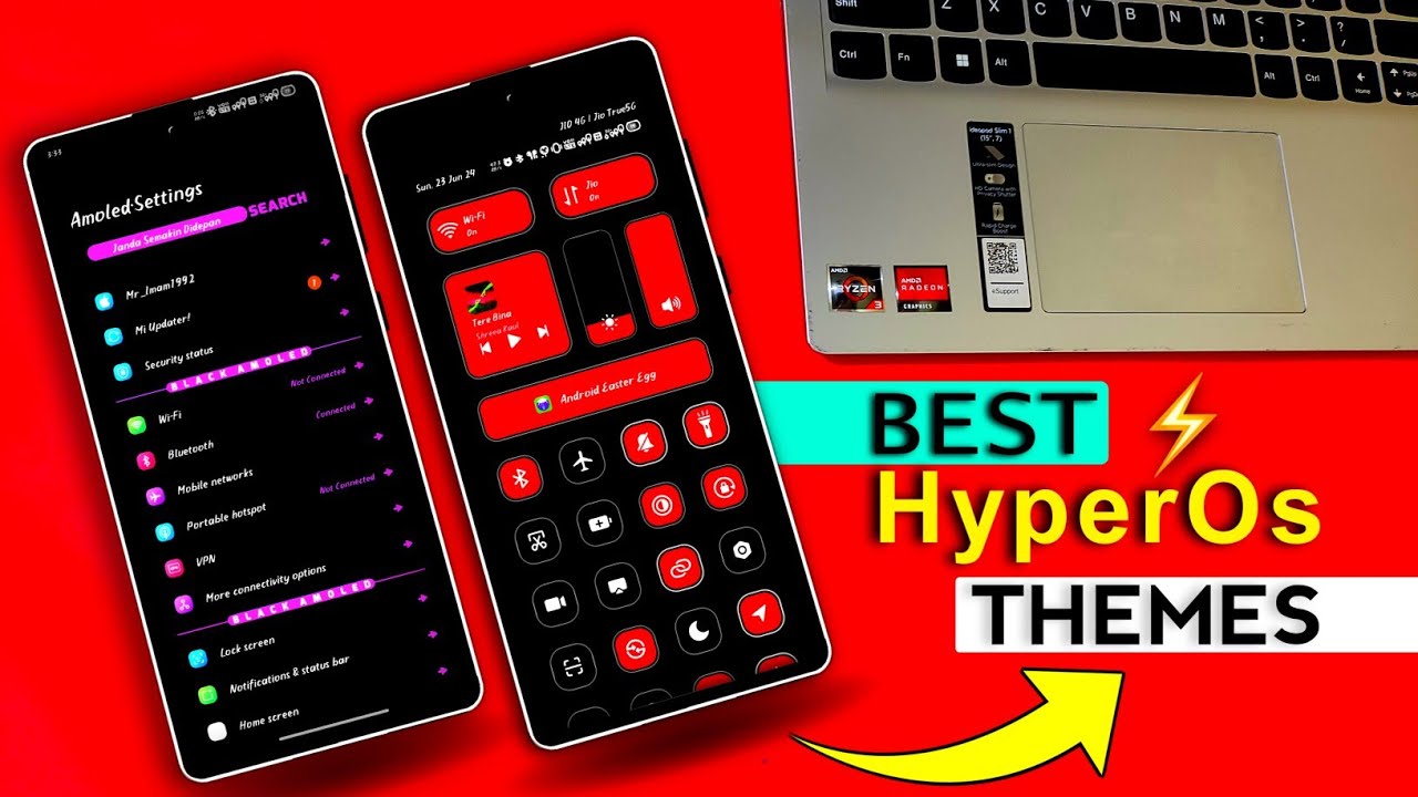 Top 3 premium Themes in hyperOS | MIUI 14 & Xiaomi hyperOs Best Themes | Miui 2024 - YouTube