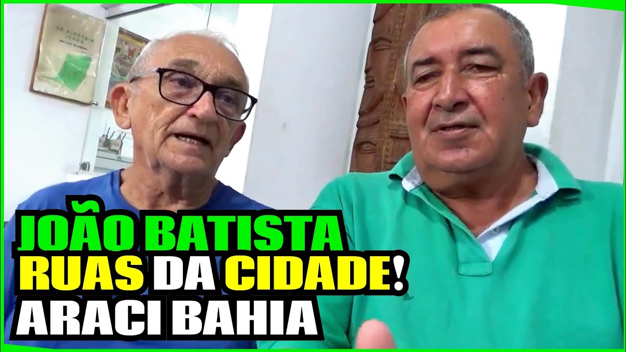 Entrevista com o João Batista falando sobre as Histórias das Ruas de ...